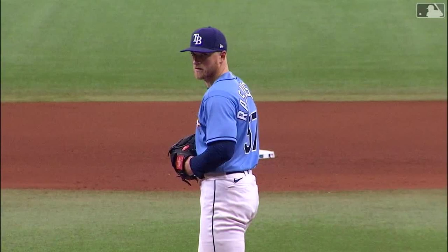 Drew Rasmussen punches out eight in seven innings | 04/09/2023 | Tampa ...