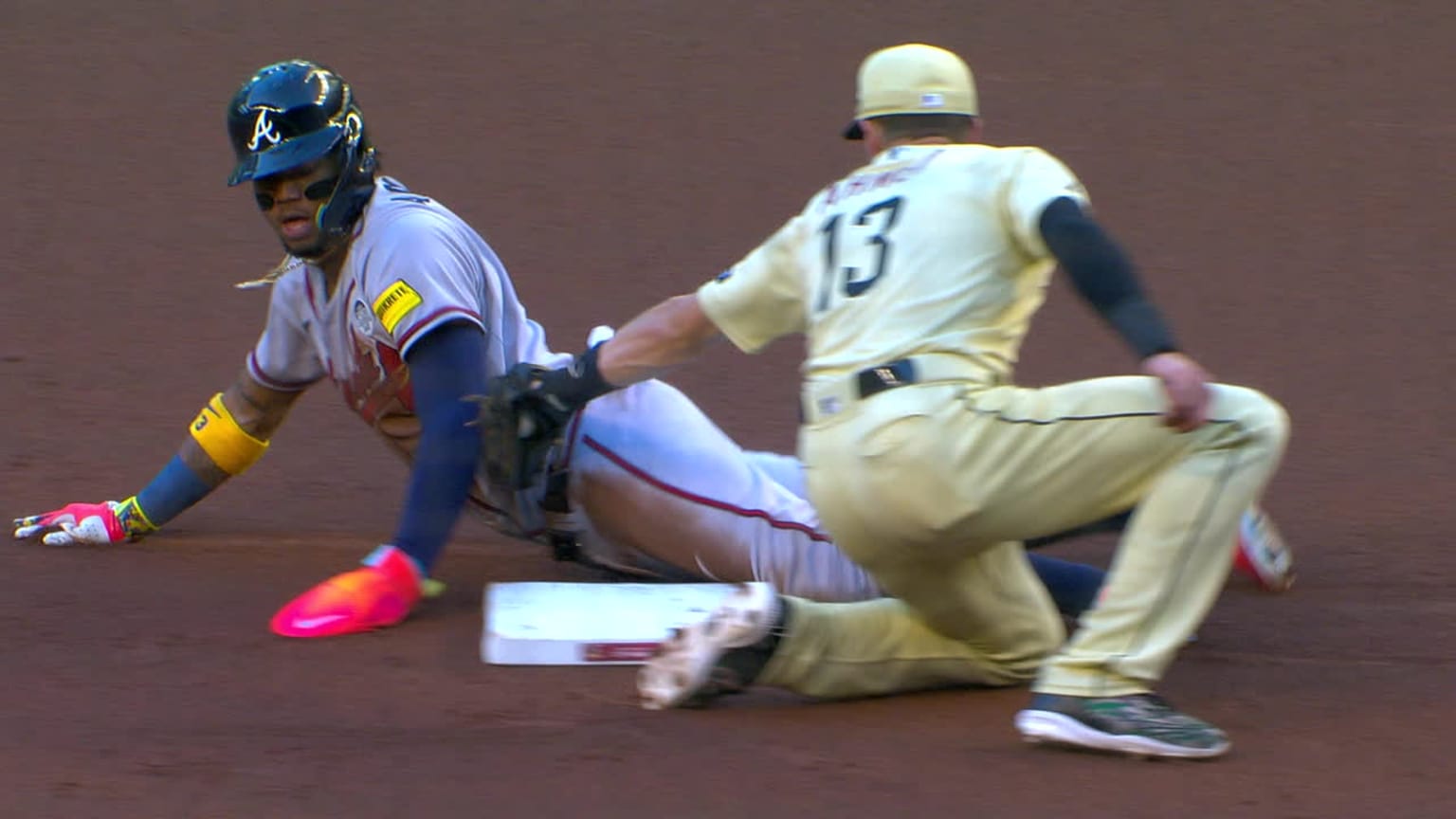 Gabriel Moreno throws out Ronald Acuña after review | 06/02/2023 | San ...