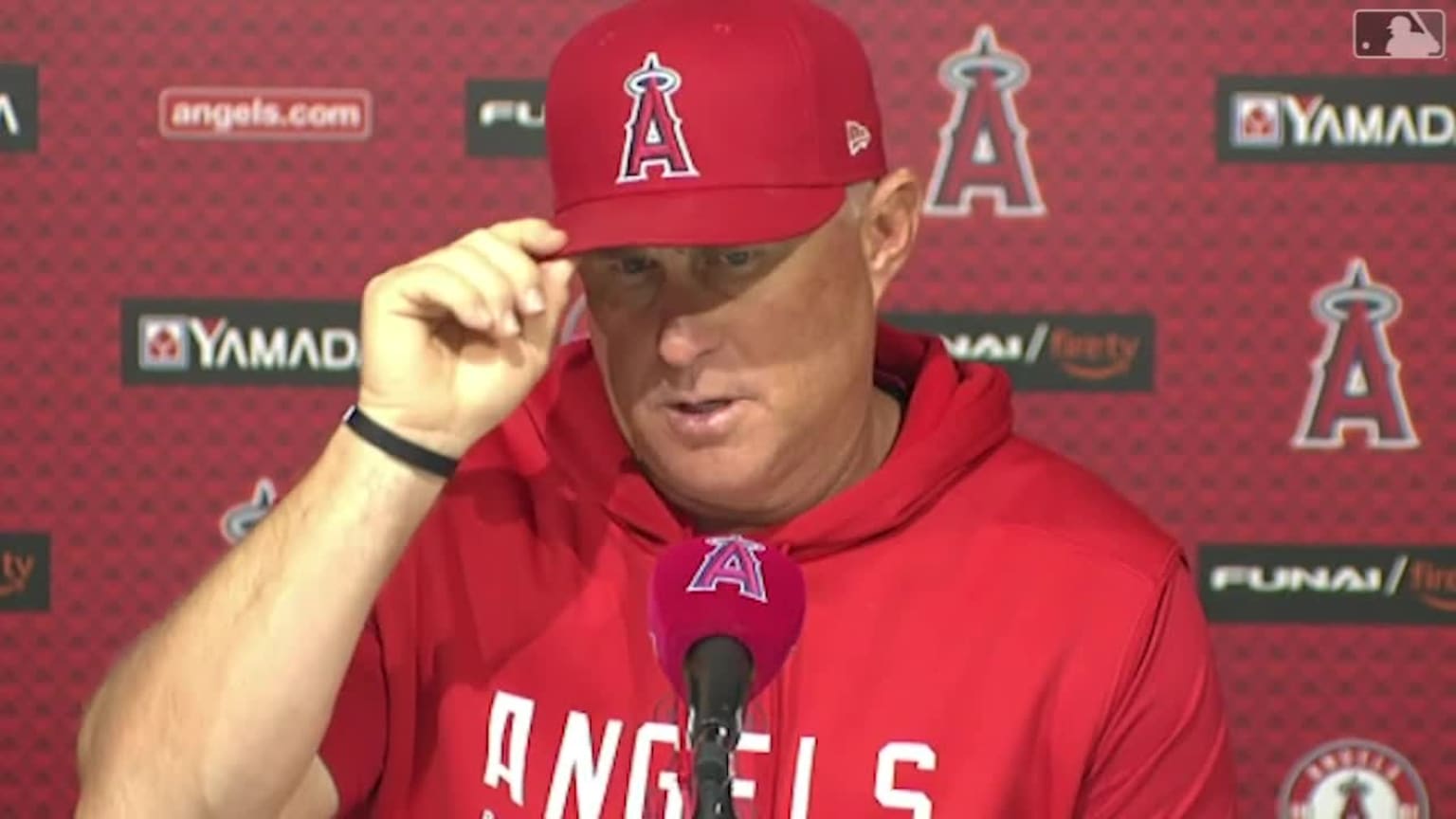Phil Nevin talks Angels pitching versus Blue Jays | 04/09/2023 | Los ...