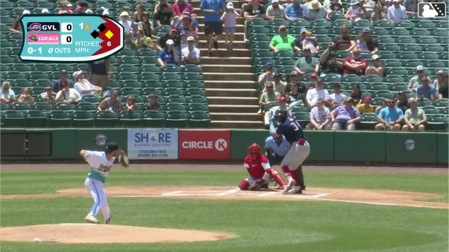 Justin Gonzales homers (9) on a fly ball to left field. Enddy Azocar ...
