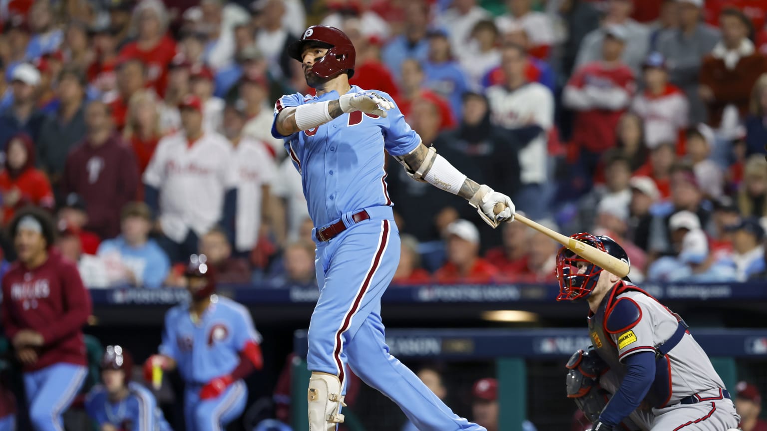 Nick Castellanos smokes a solo home run to left field | 10/12/2023 ...