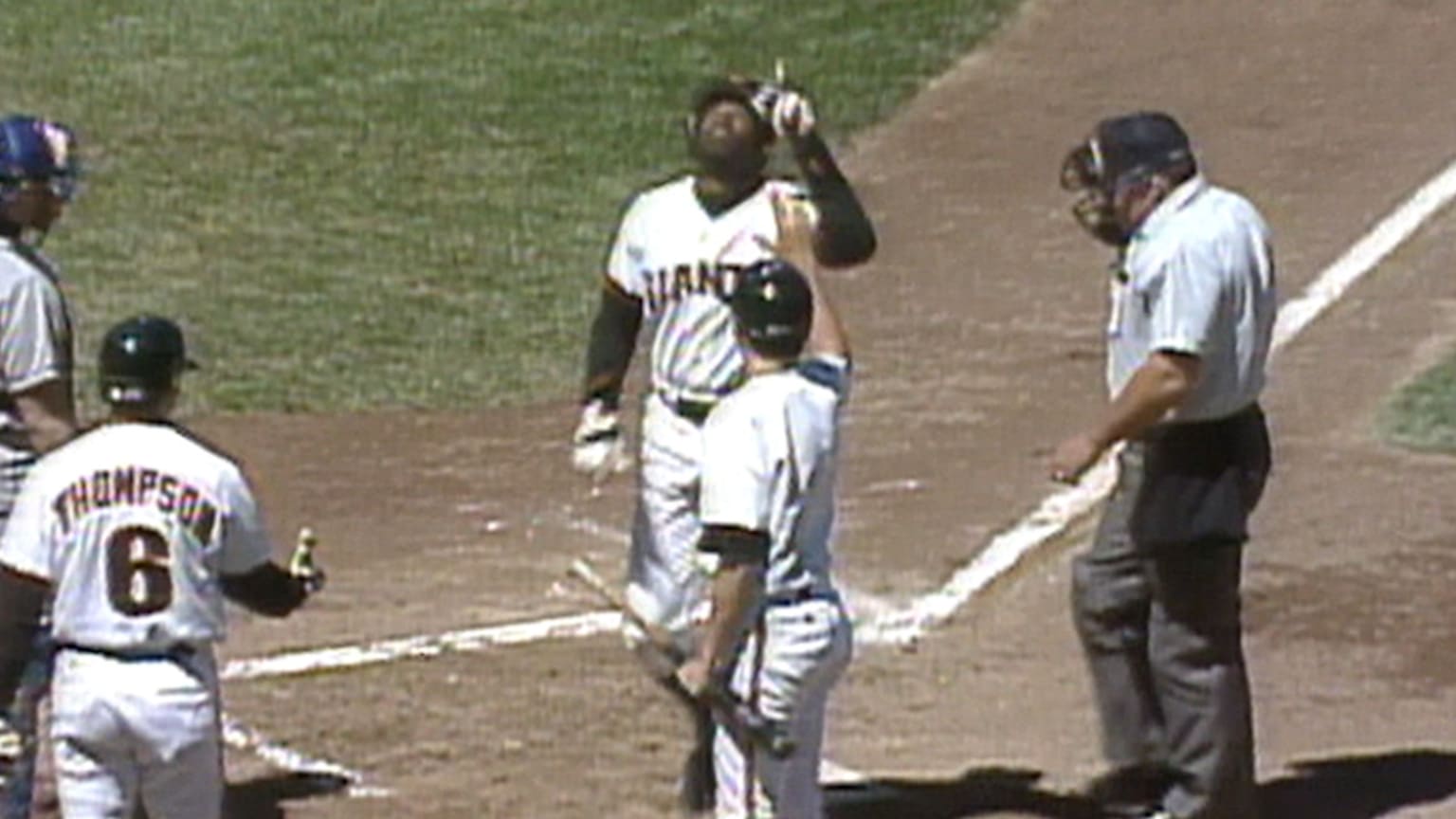 Deion Sanders hits leadoff home run for Giants | 09/03/1995 | MLB.com