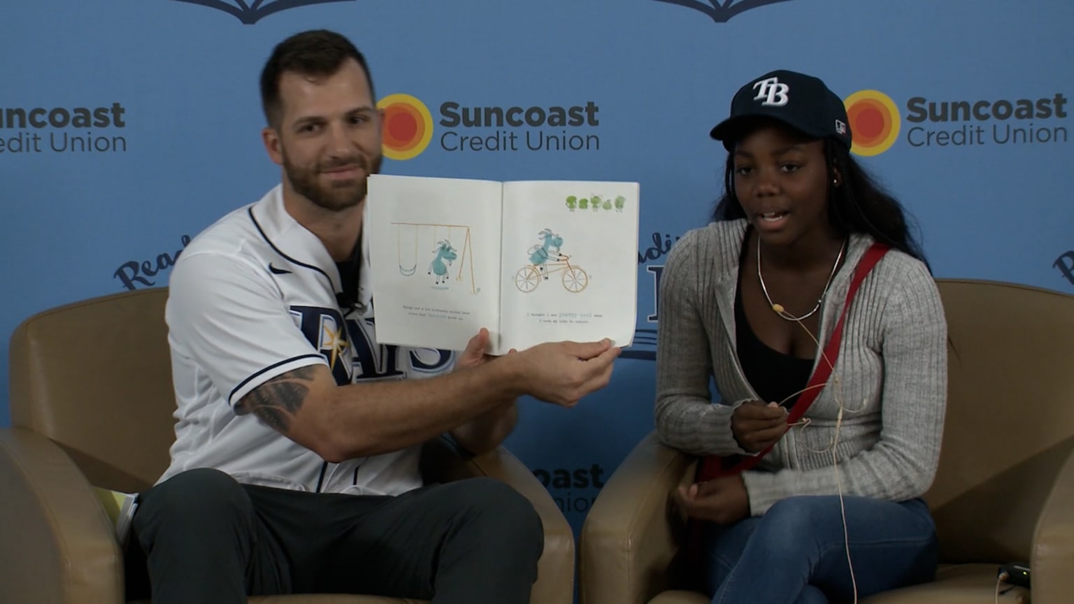 Colin Poche attends third "Reading with the Rays" | 07/30/2024 | Tampa ...