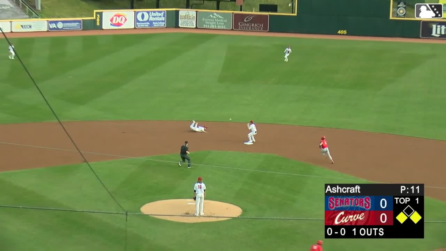 Pirates prospect Tseng-Che Cheng's double play | 04/09/2024 | MLB.com