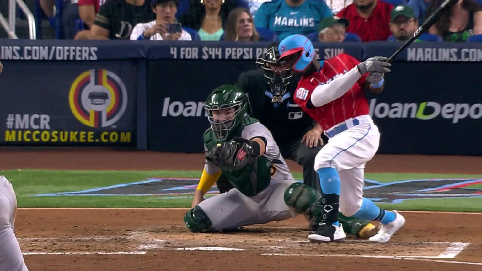 Jonathan Davis puts Miami ahead 2-0 in the 2nd inning | 06/03/2023 | Miami Marlins