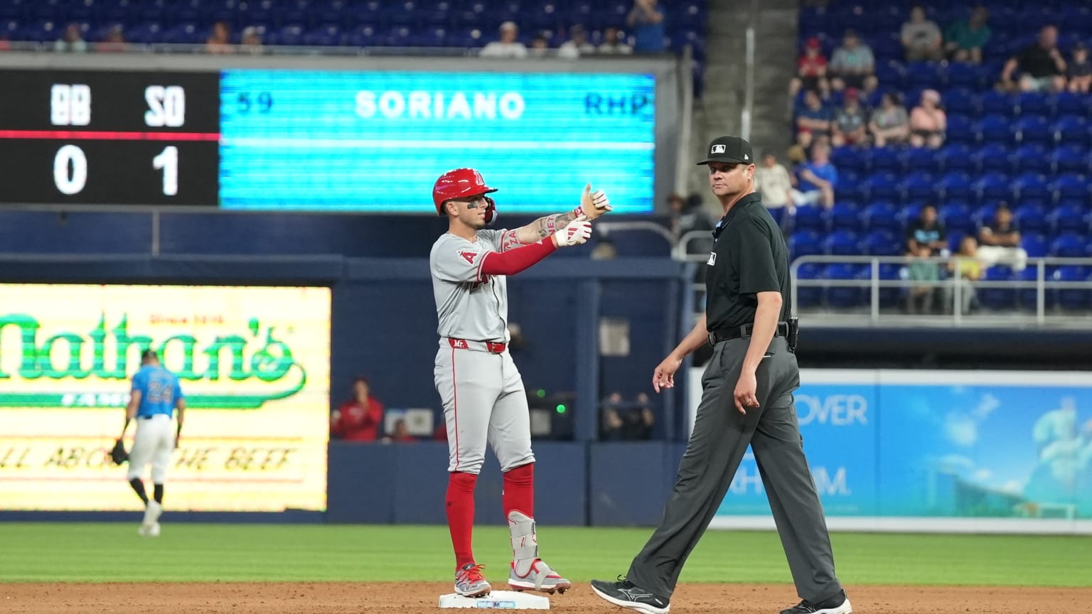 Zach Neto plates a pair with a double | 04/03/2024 | Los Angeles Angels