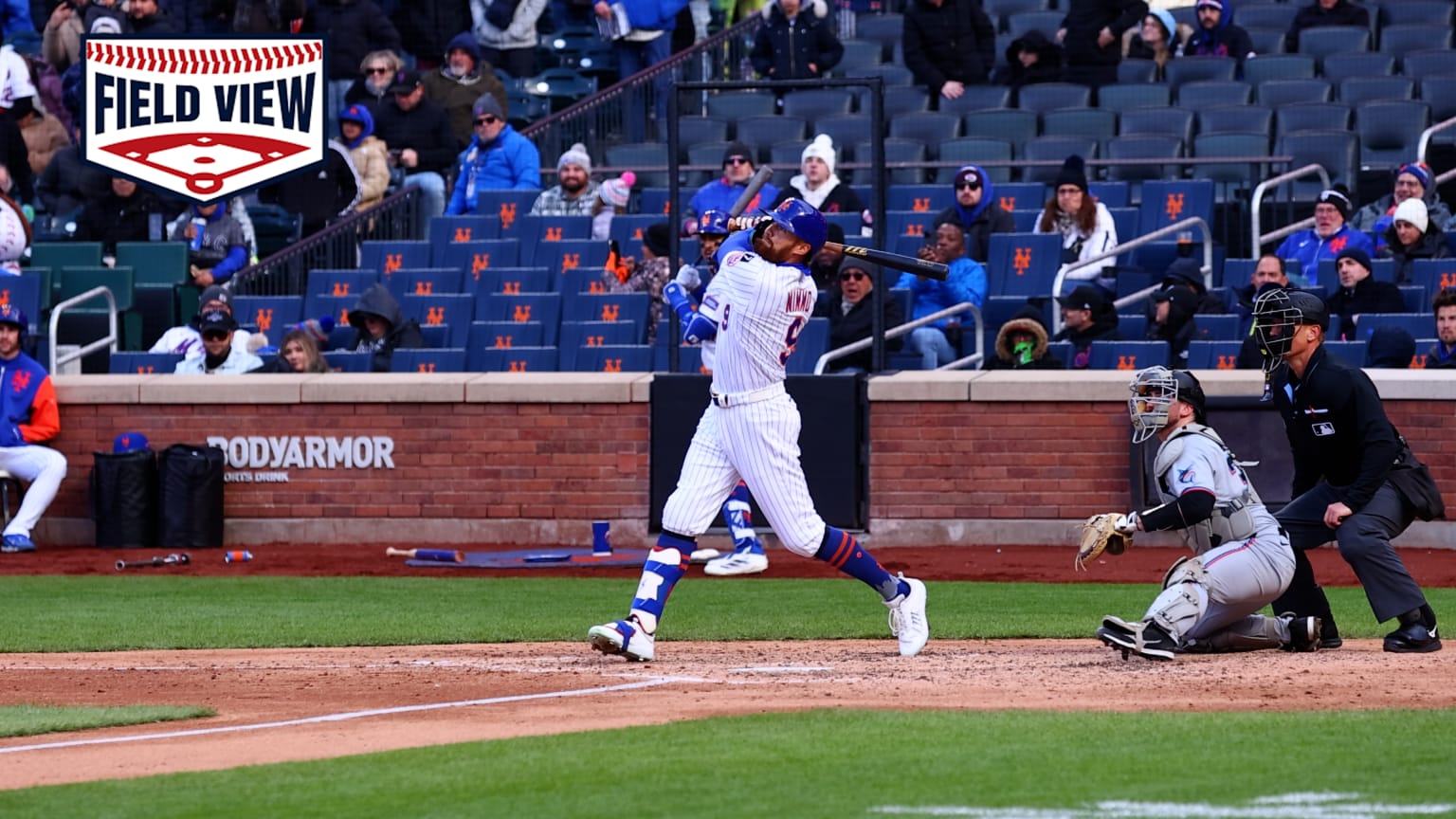 Field View: Brandon Nimmo's go-ahead two-run double | 04/08/2025 | New ...