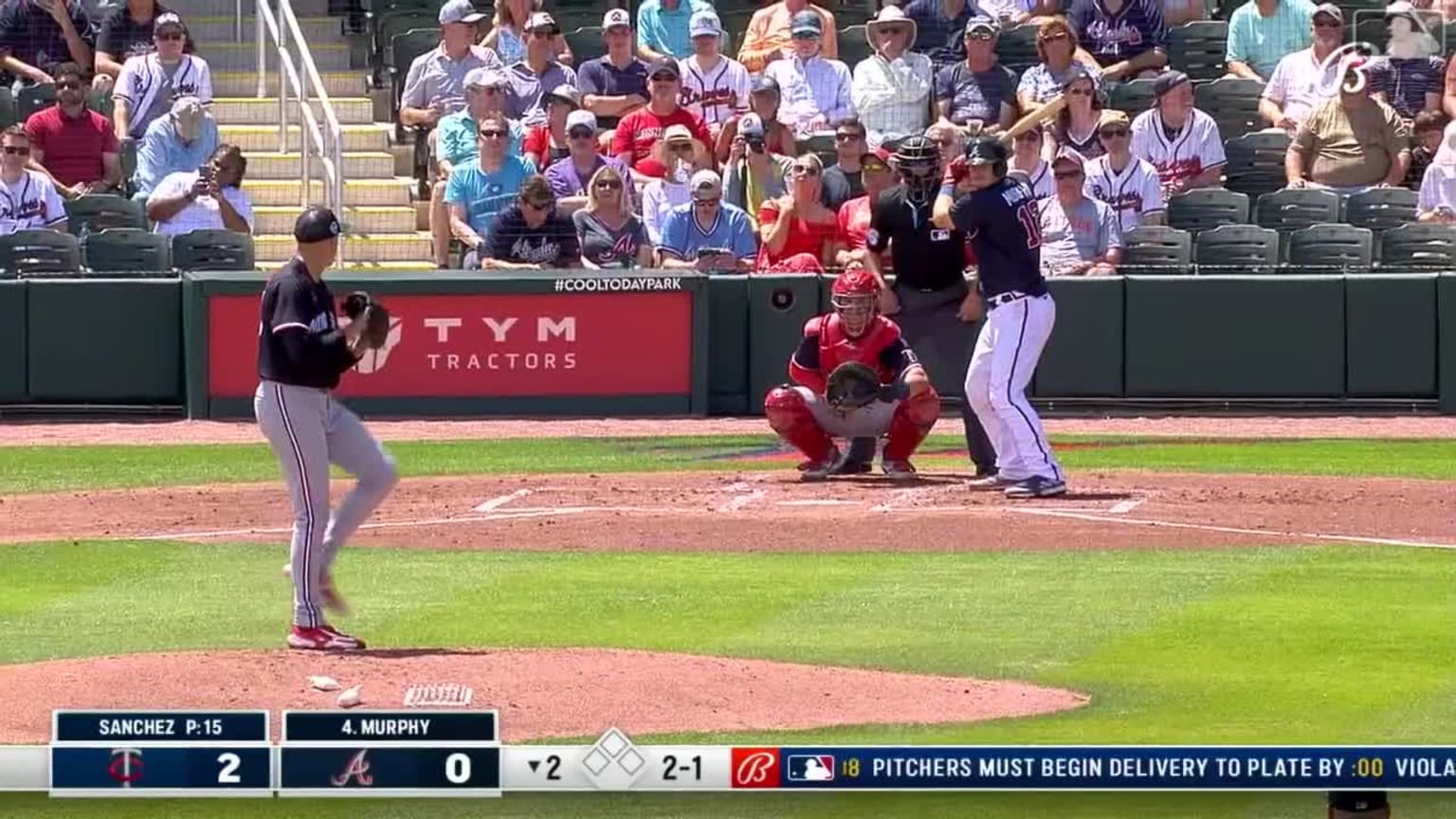 Mark Contreras dives and makes an acrobatic catch | 03/25/2023 ...