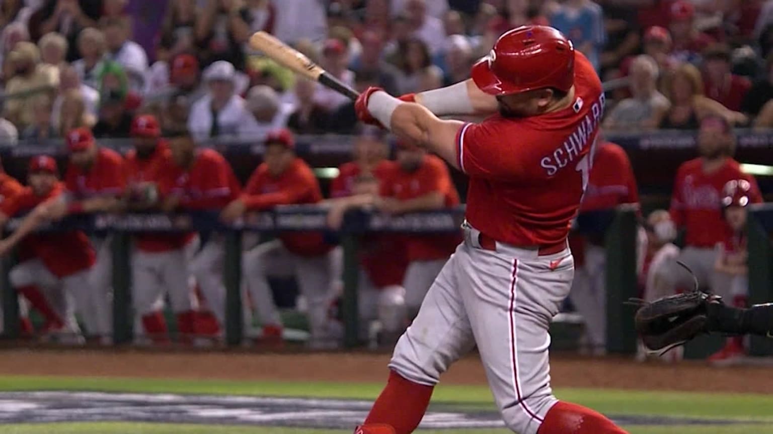 Kyle Schwarber da un tablazo en la 6ta | 21/10/2023 | Los Phillies de ...