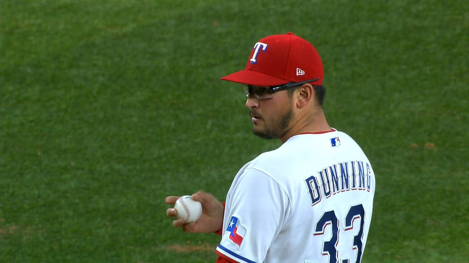 Dane Dunning strikes out Nolan Gorman looking | 06/06/2023 | Texas Rangers