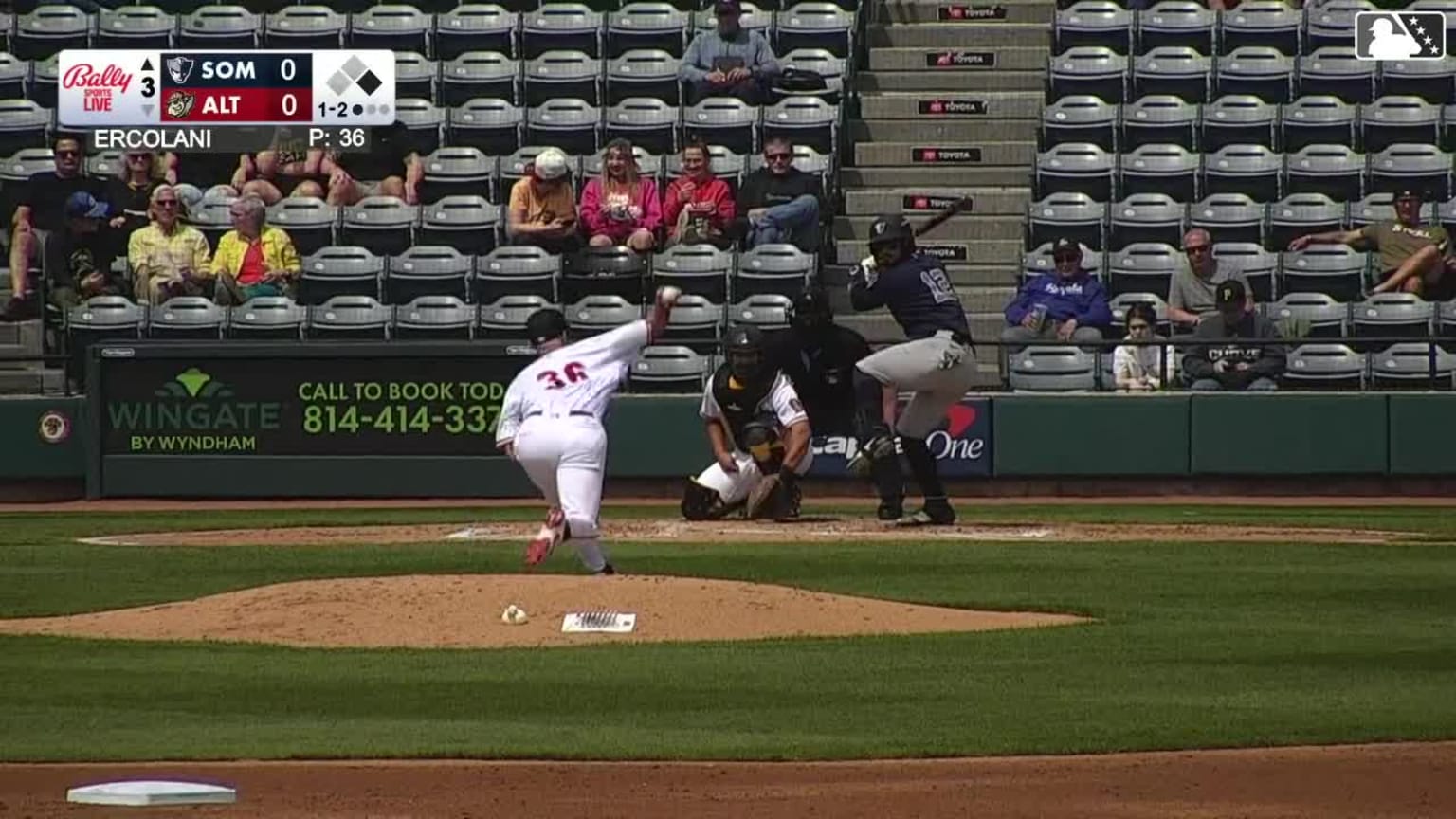 Alessandro Ercolani's fourth strikeout | 04/20/2025 | Pittsburgh Pirates