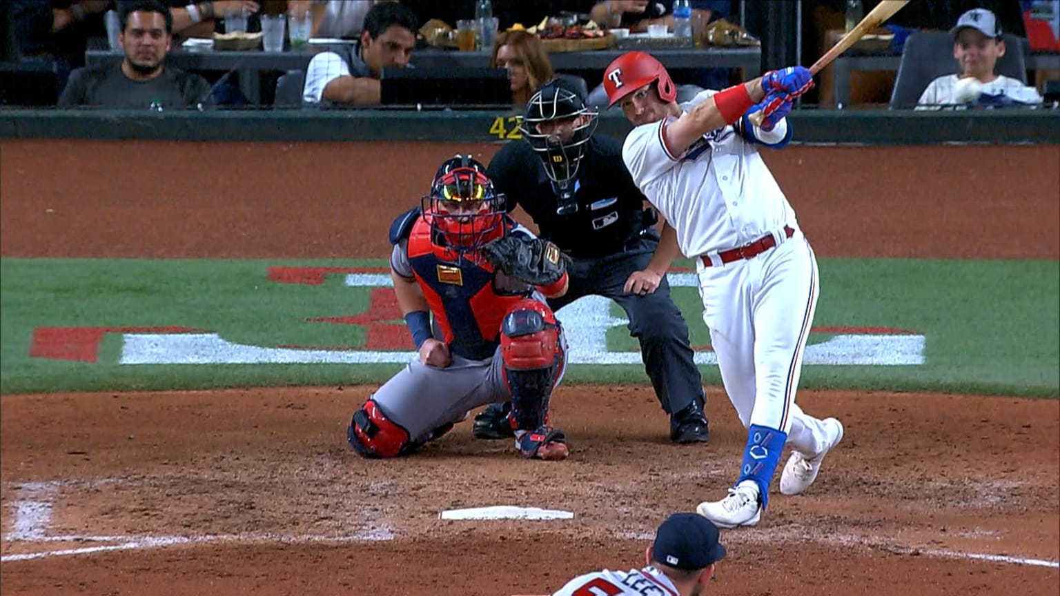 Robbie Grossman lines an RBI single to left field | 05/16/2023 | Texas ...