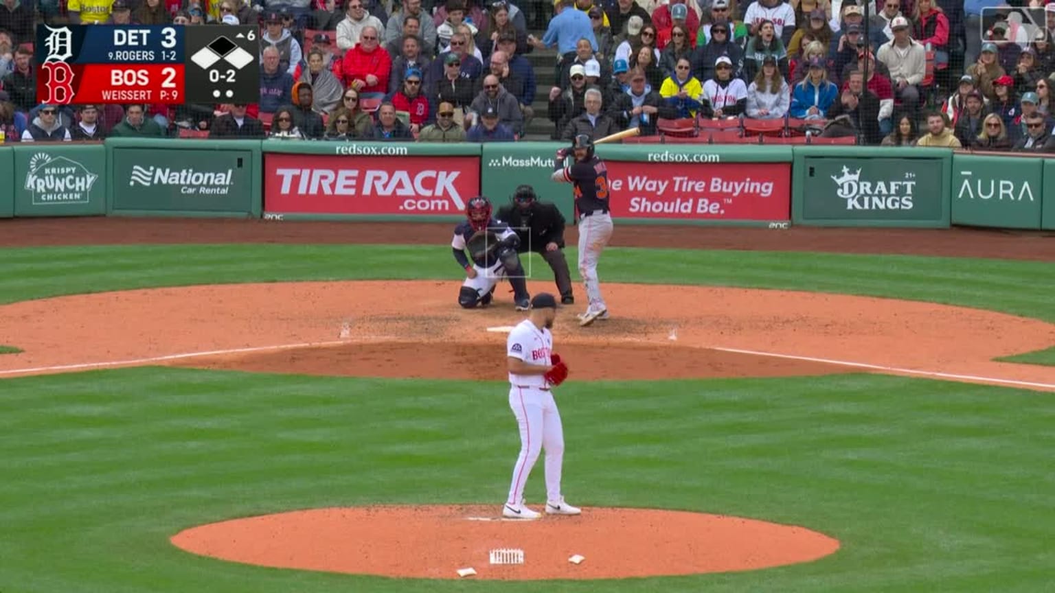 Greg Weissert K's Jake Rogers to escape jam | 04/20/2026 | Boston Red Sox