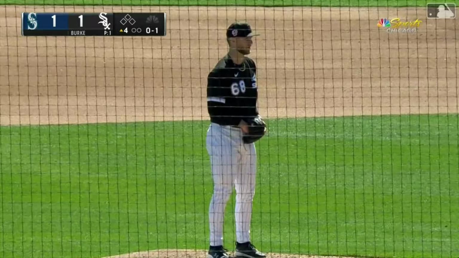 Sean Burke strikes out one in his spring debut | 02/27/2023 | Chicago ...