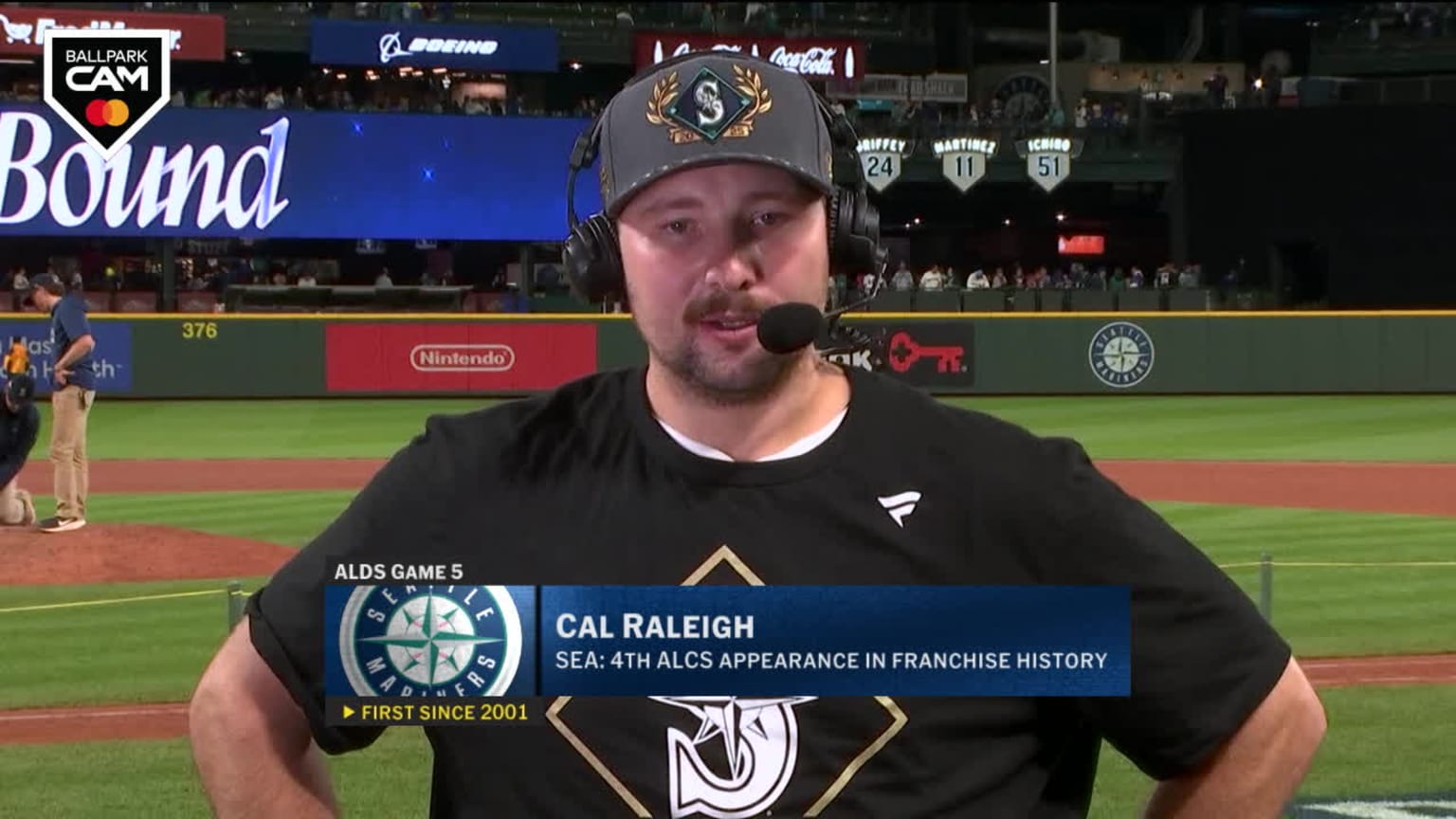 Cal Raleigh discusses Mariners advancing to ALCS | 11/10/2025 ...