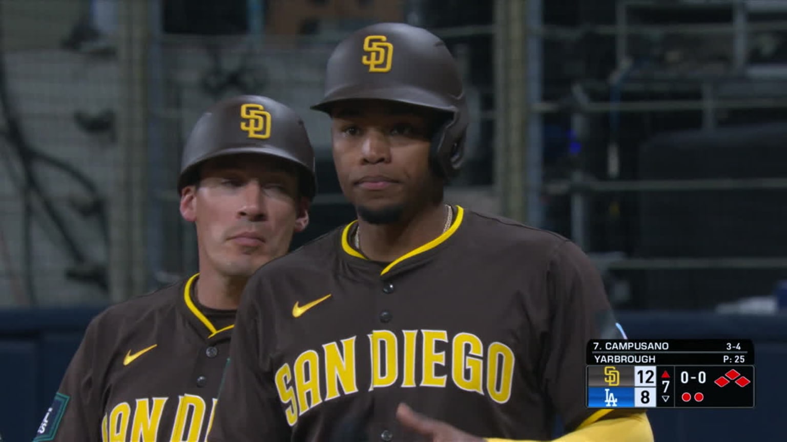 Padres bring home 12th run off Dodgers error | 03/21/2024 | San Diego ...