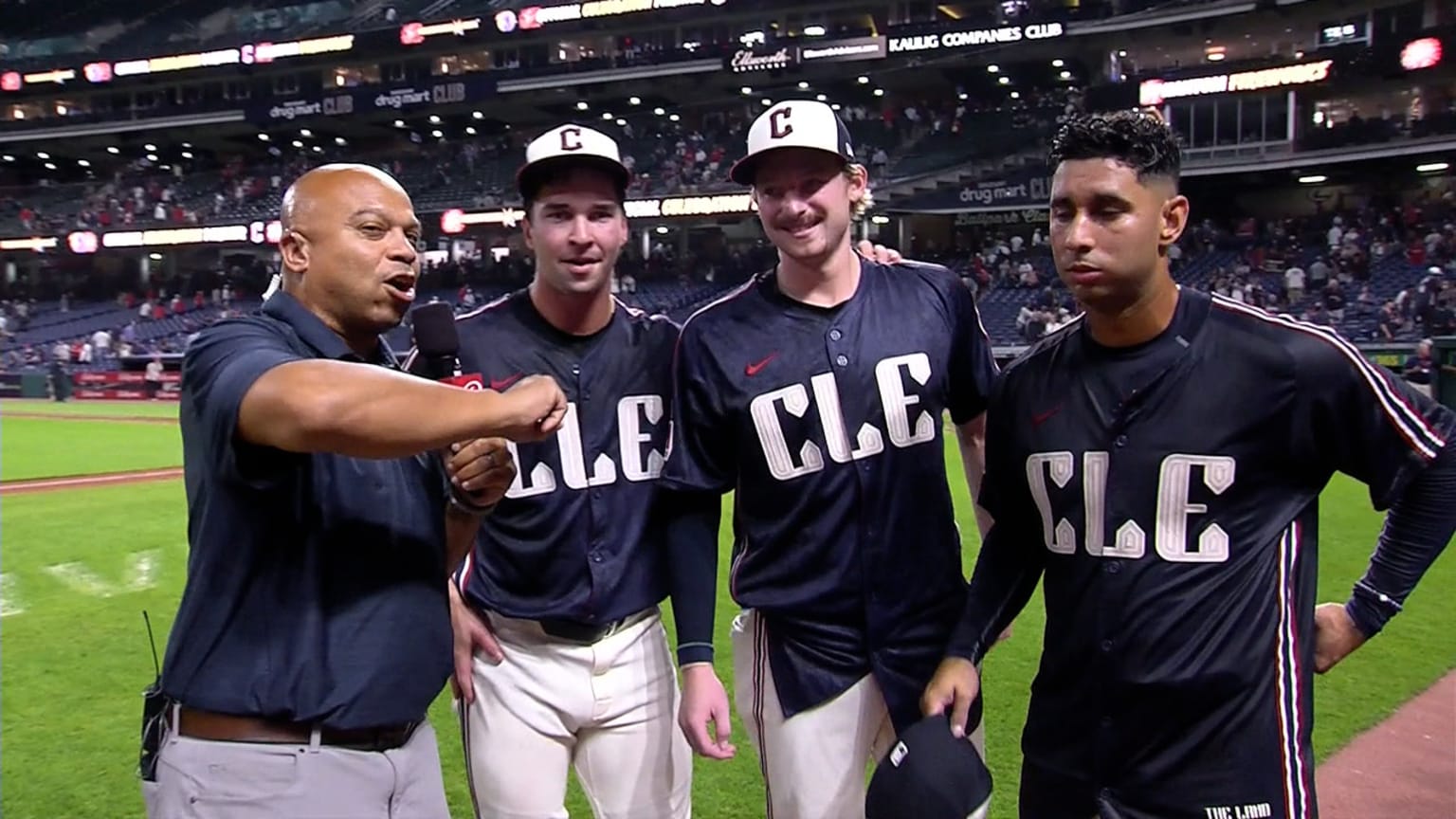 Brennan, Manzardo, and Rocchio on the Guardian's win | 09/18/2024 | MLB.com