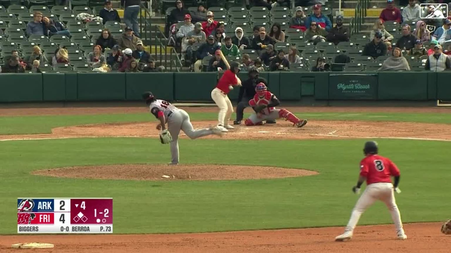 Prelander Berroa has nine strikeouts in four innings | 04/23/2023 | MLB.com