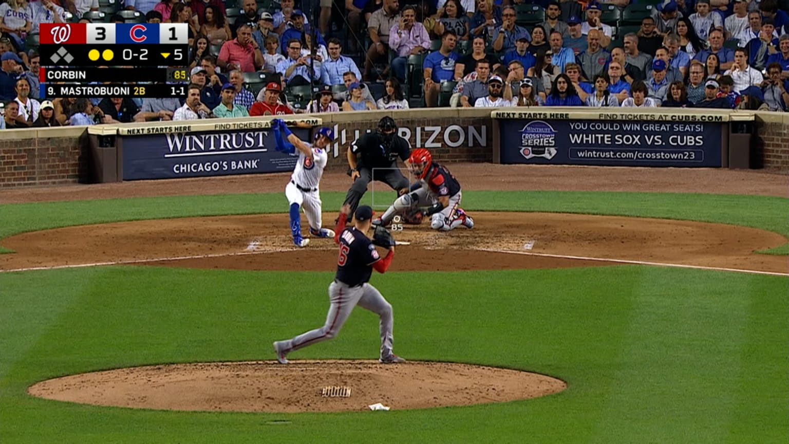 Patrick Corbin strikes out Miles Mastrobuoni | 07/18/2023 | Washington ...