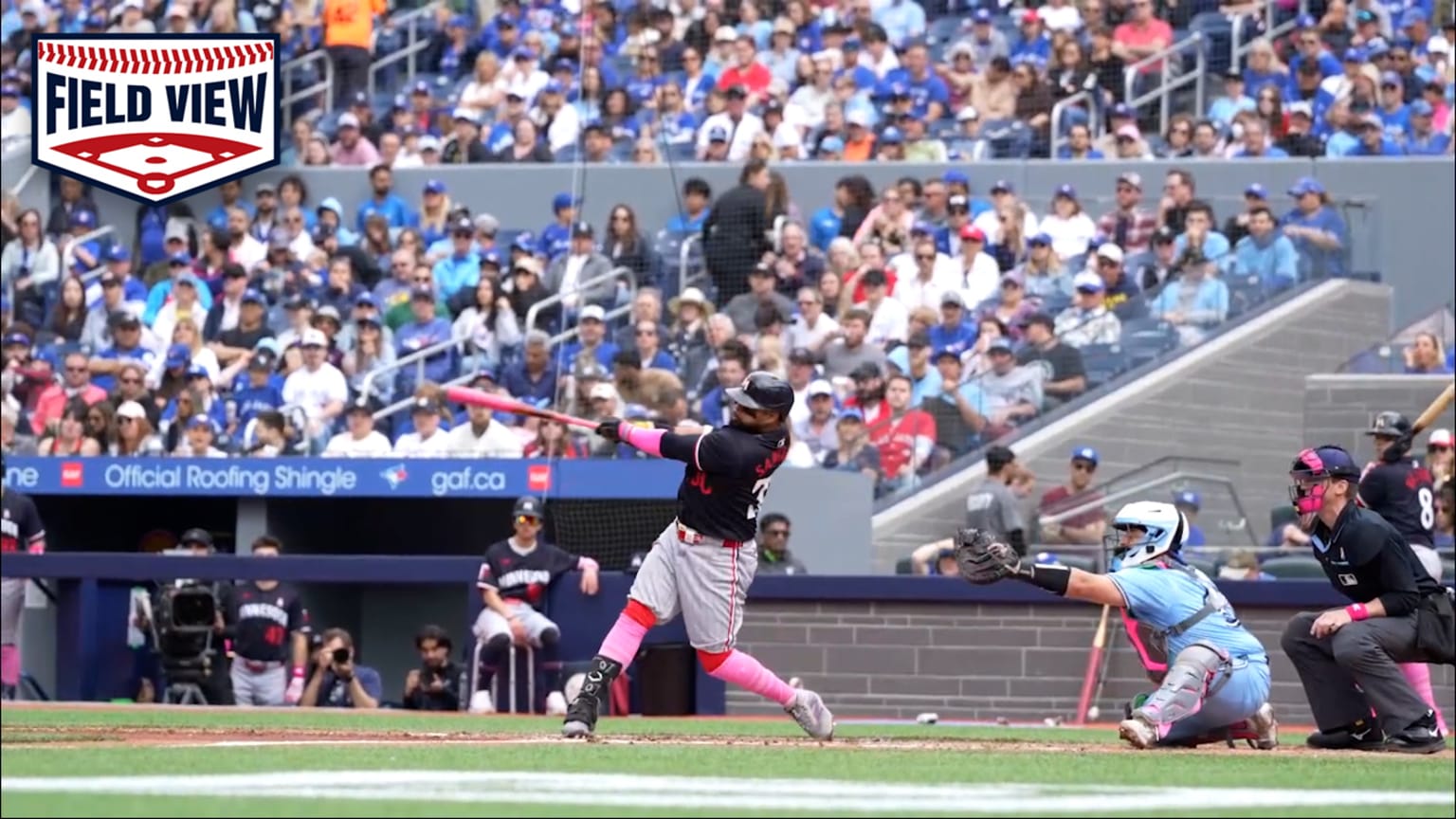 Ve el HR de 3 rayas de Carlos Santana | 12/05/2024 | Los Twins de Minnesota