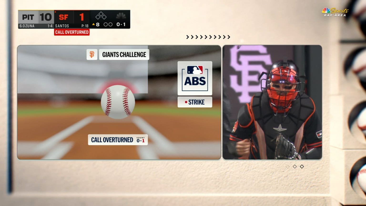 Ball 1 overturned after ABS challenge | 05/09/2026 | MLB.com