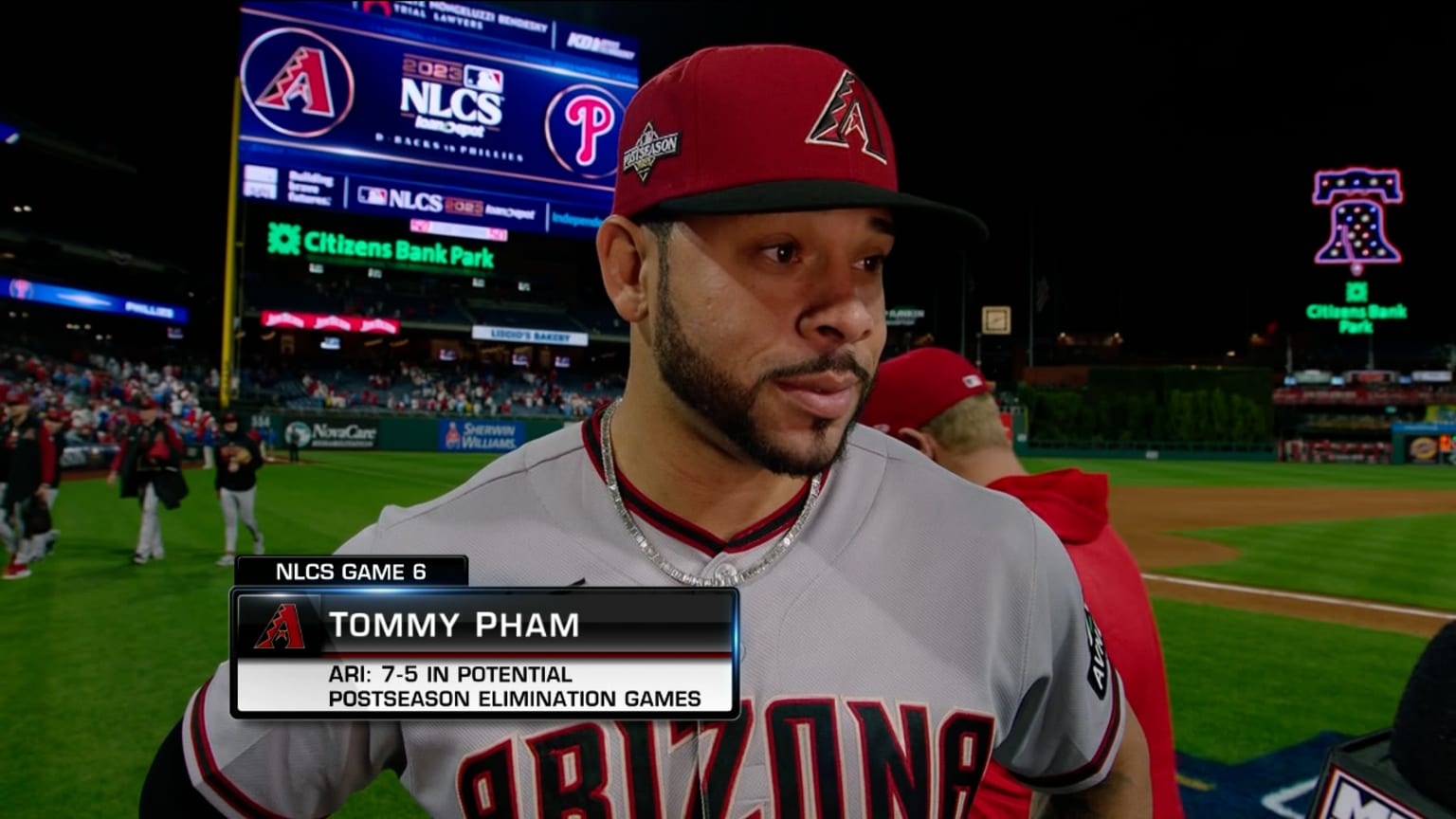 Tommy Pham discusses big home run, intensity in game | 10/24/2023 ...