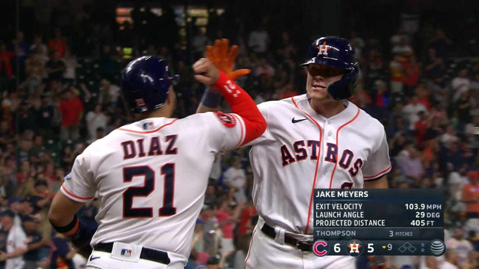 Astros score 6 runs through the 8th and 9th inning | 05/17/2023 ...