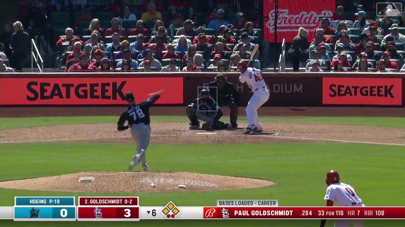 Bryan Hoeing escapes bases-loaded jam in the 6th | 04/06/2024 | MLB.com