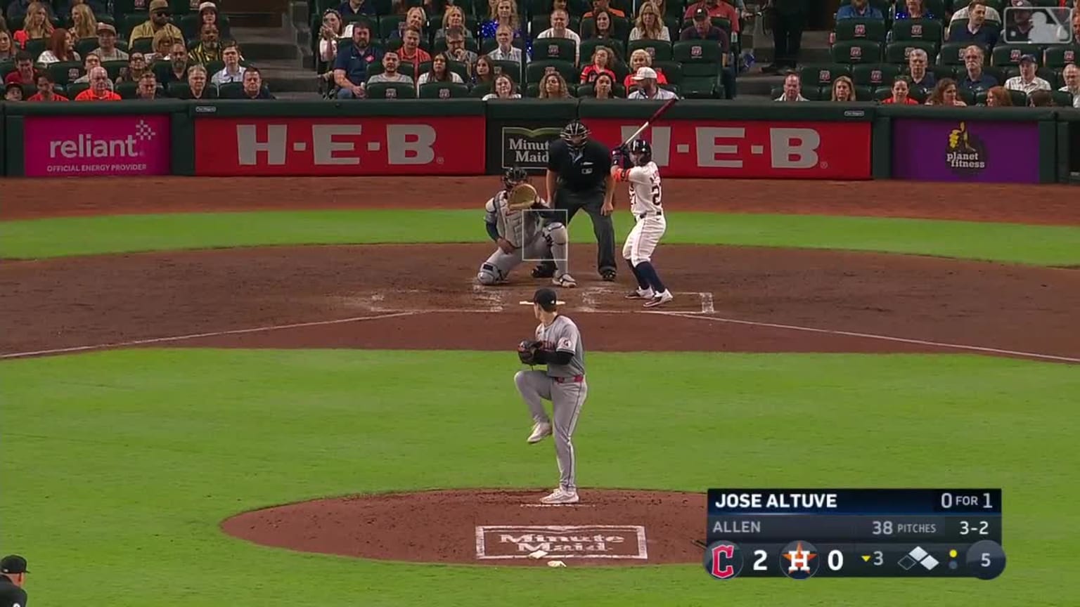 Naylor brothers let foul ball drop in between them | 05/02/2024 | MLB.com