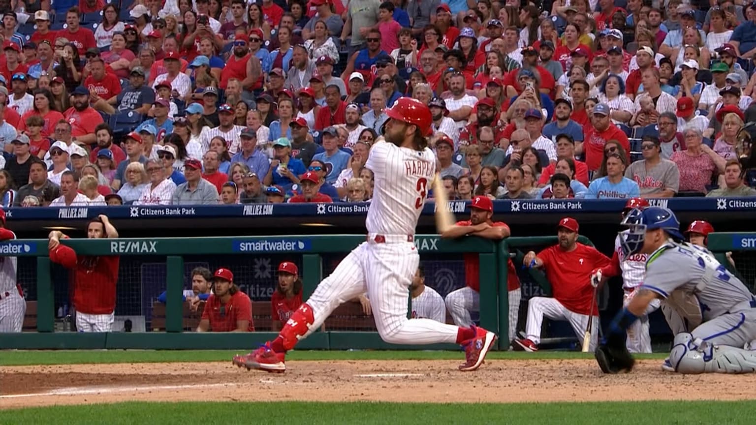 Bryce Harper crushes a two-run home run to center | 08/05/2023 ...