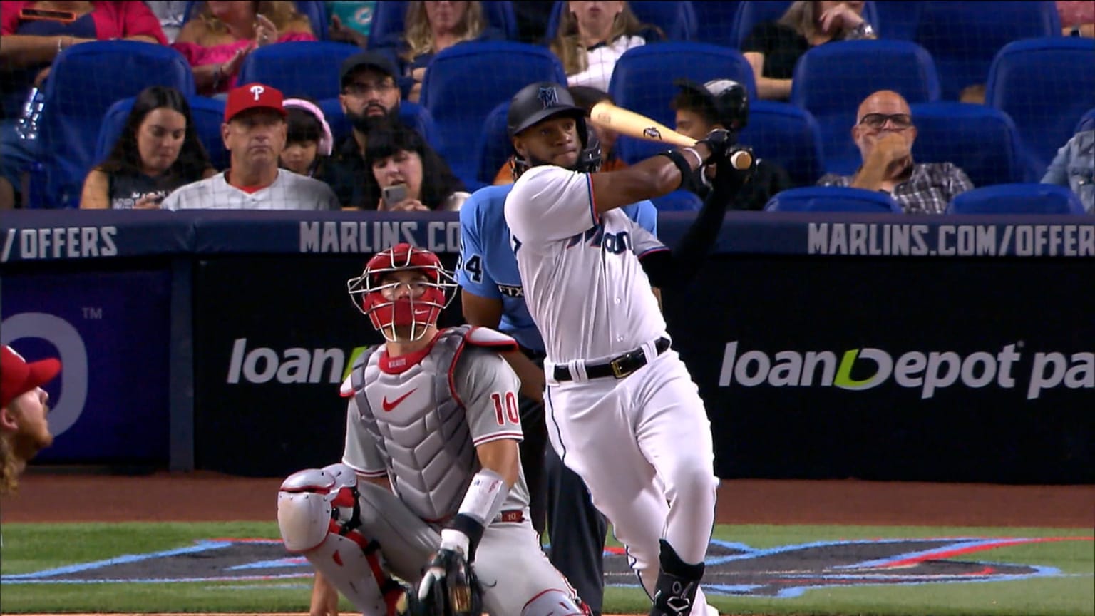 Bryan De La Cruz pega jonrón solitario por el LF | 13/09/2022 | Los Marlins de Miami