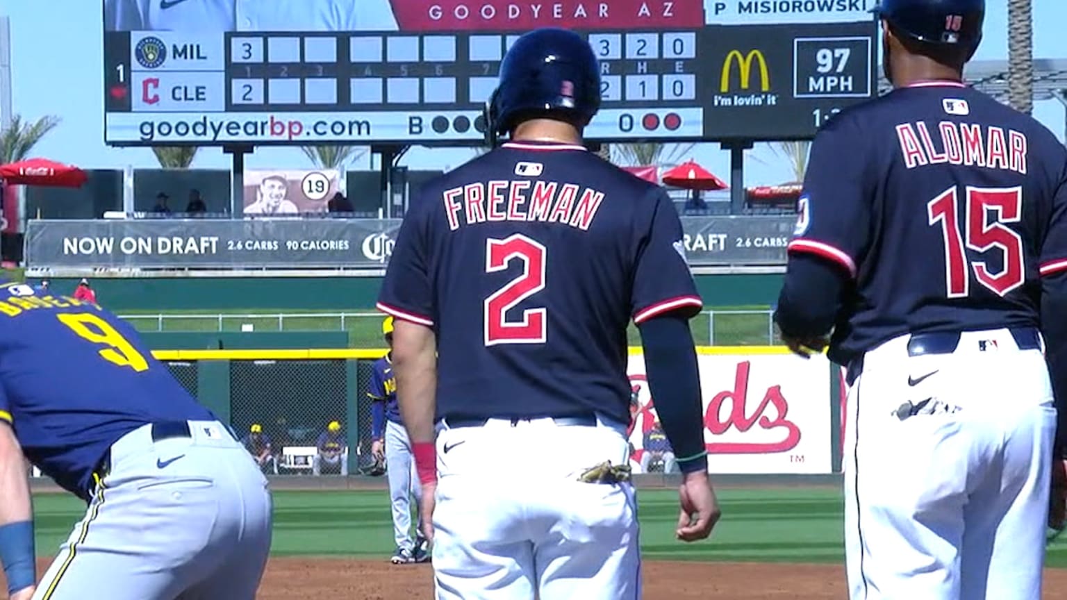 Tyler Freeman's two-run single | 02/25/2025 | Cleveland Guardians