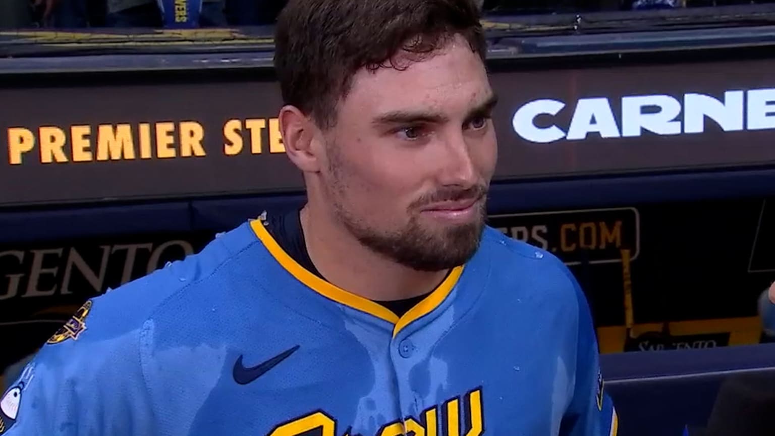 Caleb Durbin on near home run, Major League debut | 04/18/2025 | MLB.com