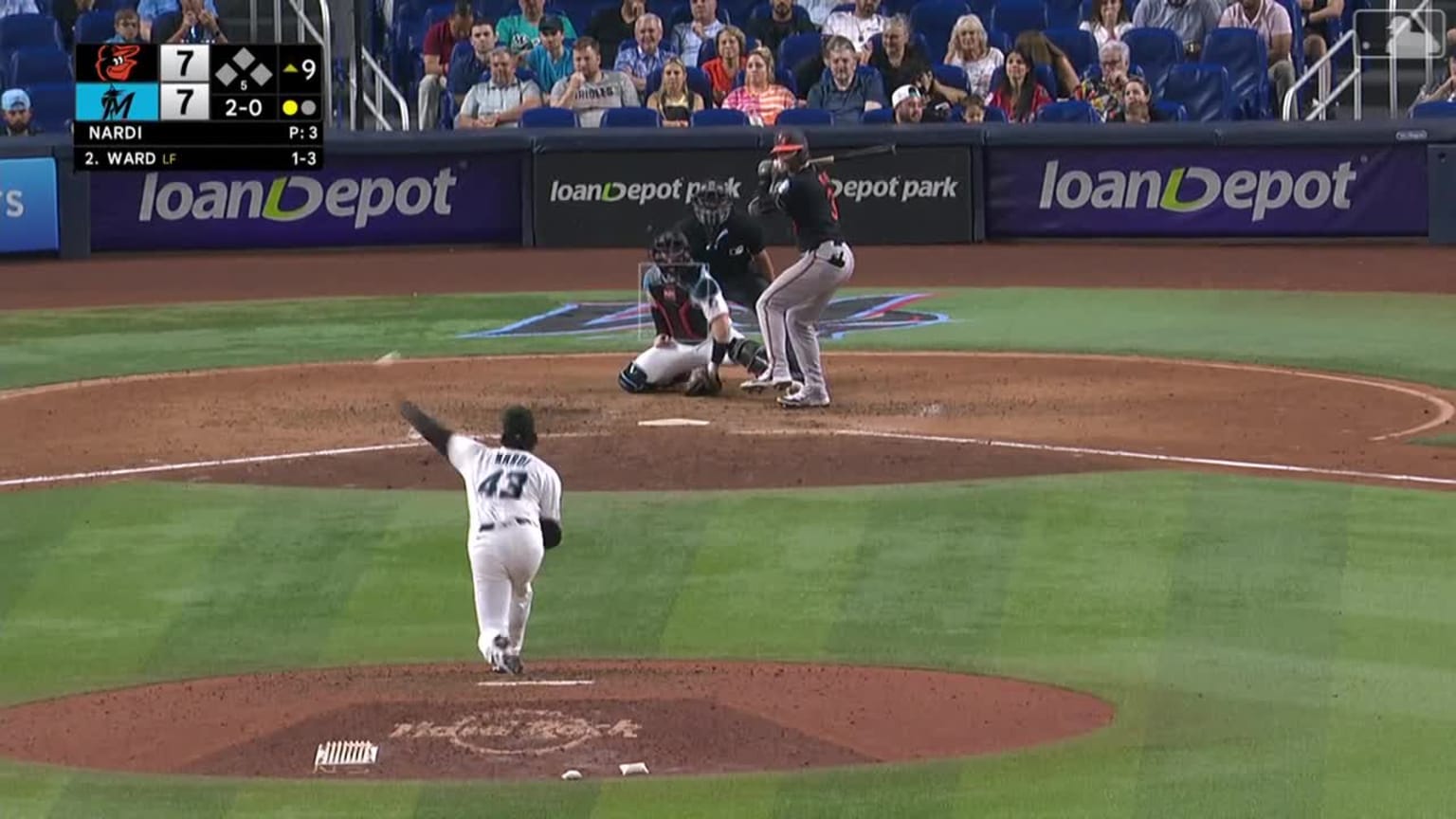 Andrew Nardi Called Strike to Taylor Ward | 05/05/2026 | MLB.com