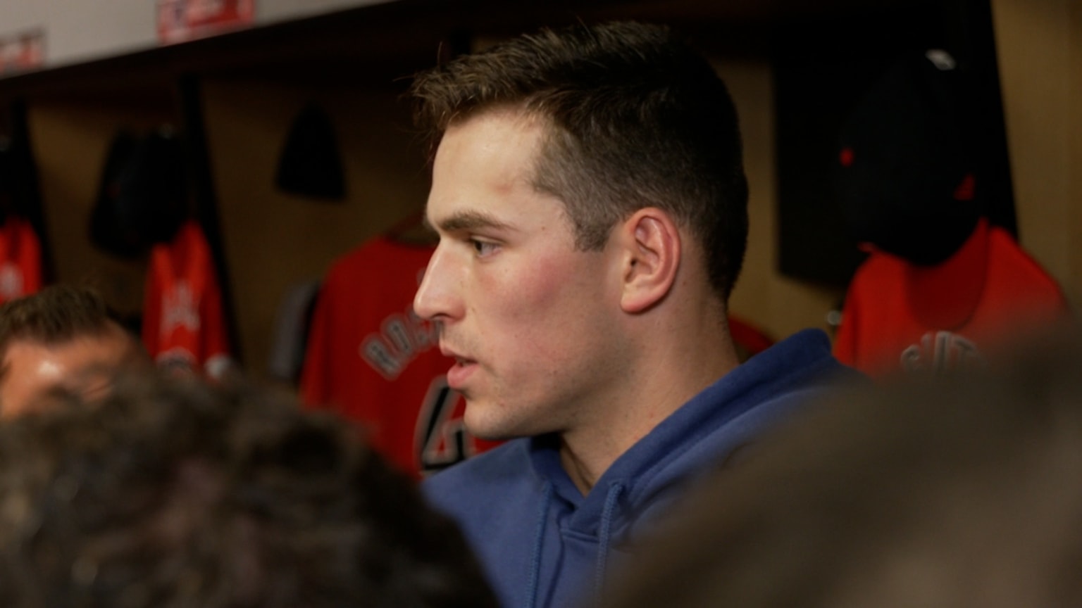 Cade Smith discusses Giancarlo Stanton at-bat | 10/18/2024 | Cleveland ...