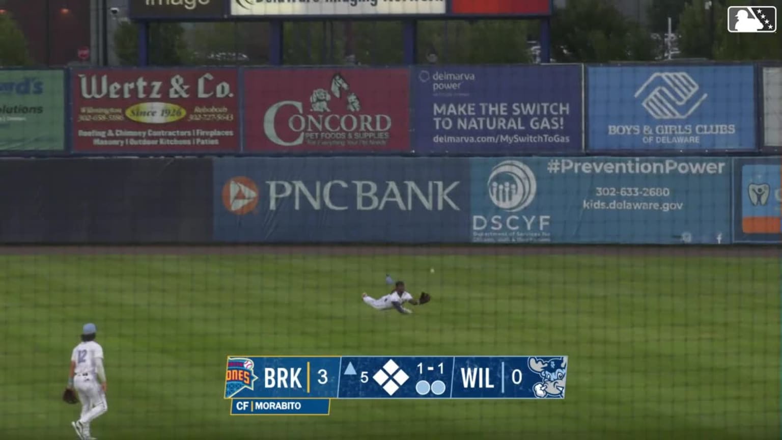 Johnathon Thomas' diving catch | 08/17/2024 | Washington Nationals