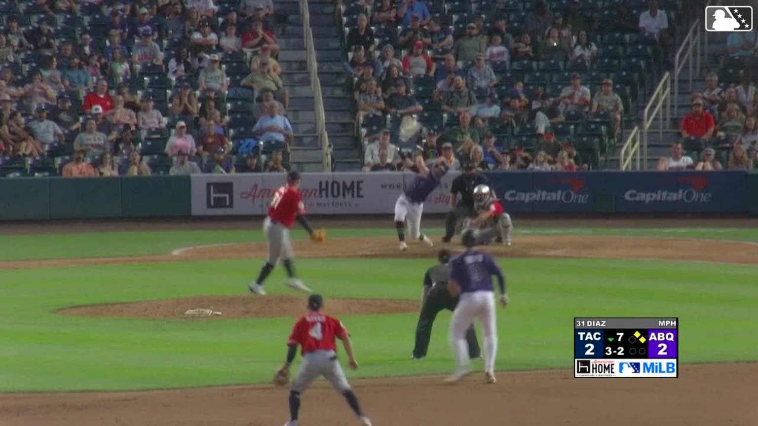 Jhonathan Díaz's eighth strikeout | 07/12/2024 | Seattle Mariners