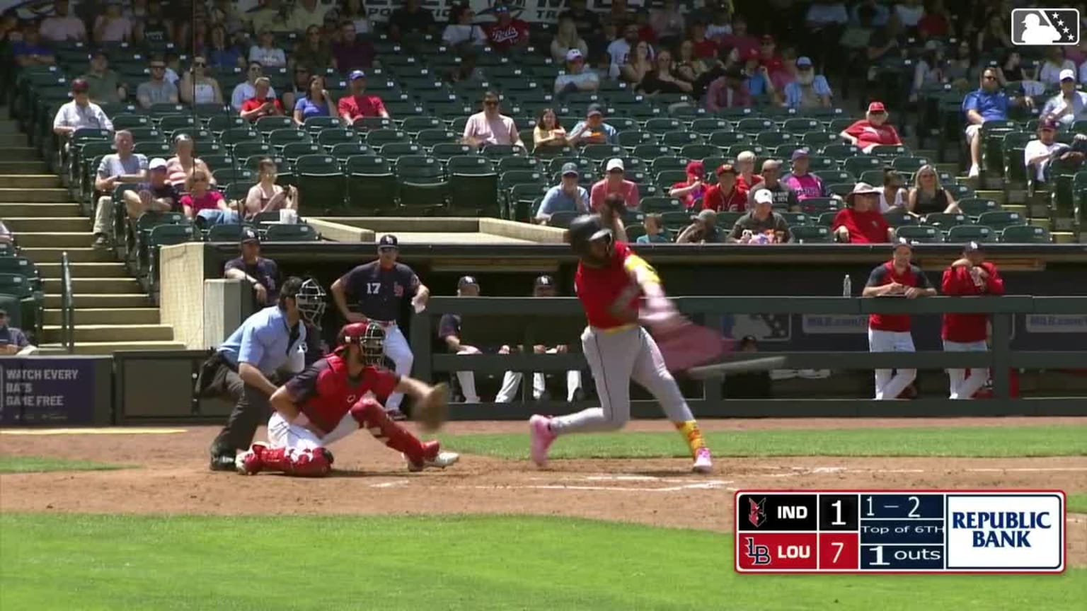 Carson Spiers' ninth strikeout | 05/13/2024 | Cincinnati Reds