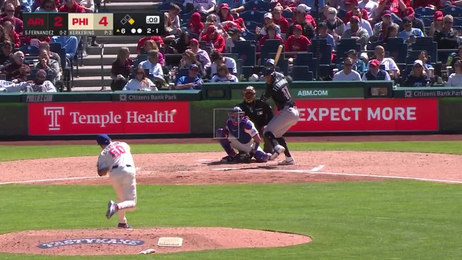 Bryce Harper's sliding catch | 04/11/2026 | Philadelphia Phillies
