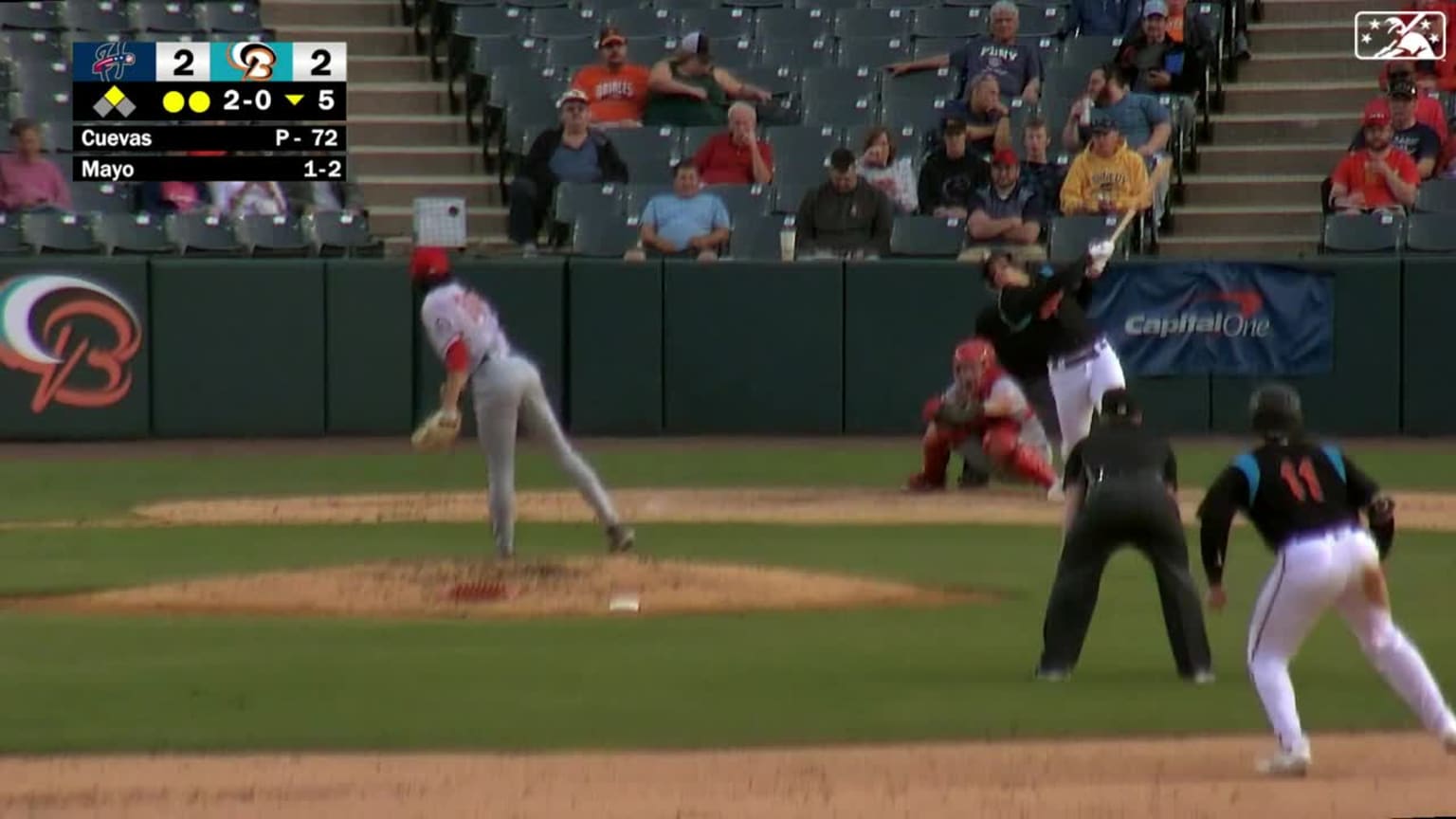 Coby Mayo hits a hard RBI double to right field | 05/31/2023 | MLB.com