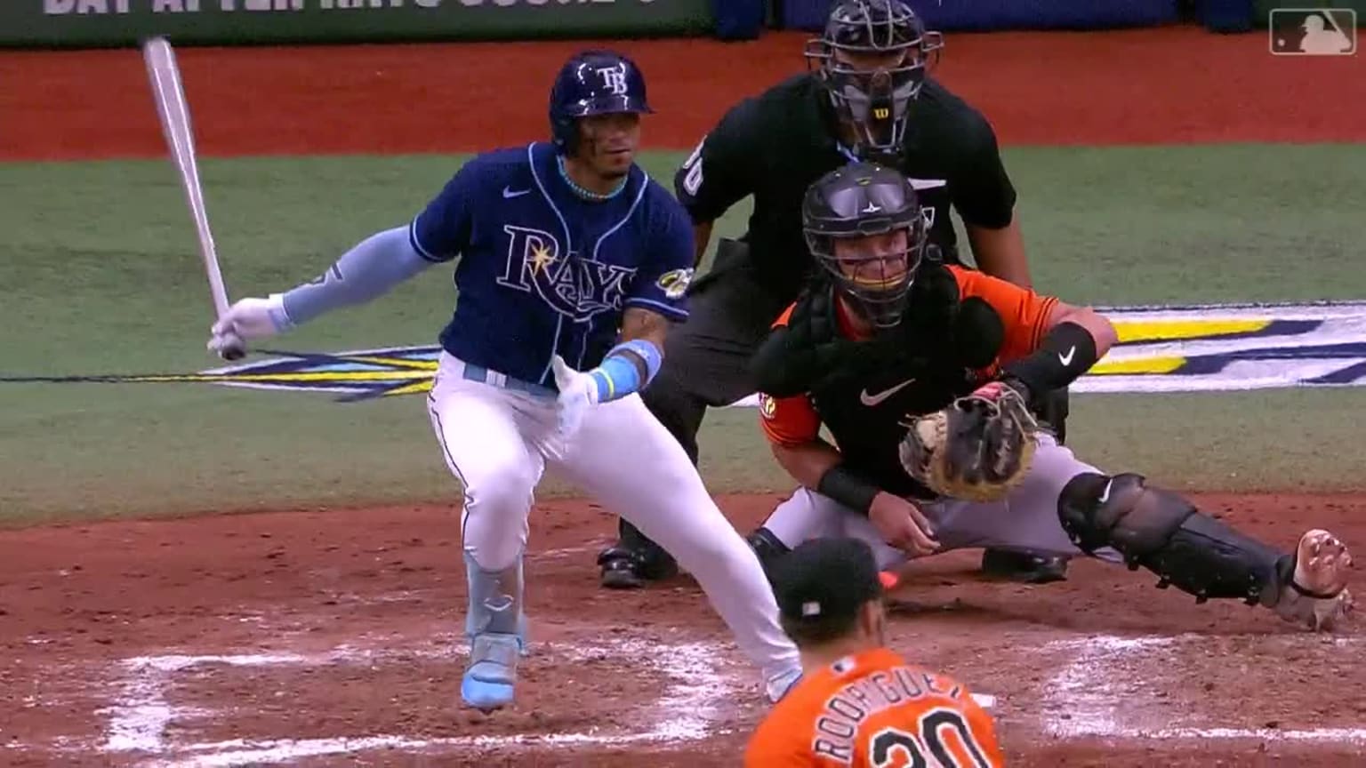 Wander Franco grounds a two-run single to left-center | 07/22/2023 ...