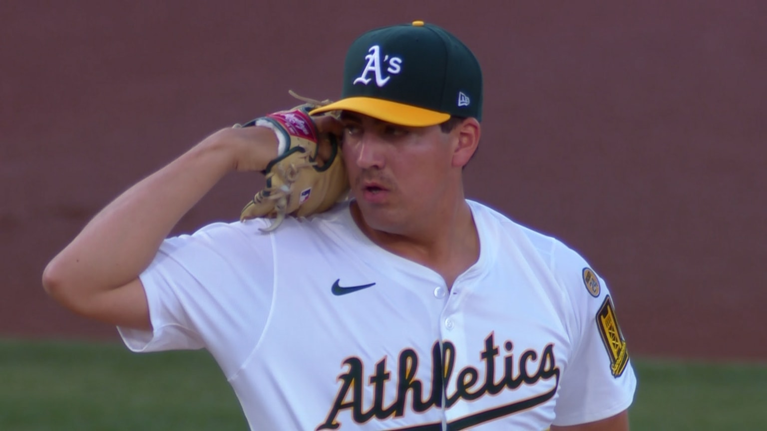 Jacob Lopez strikes out Ha-Seong Kim | 08/12/2025 | Athletics