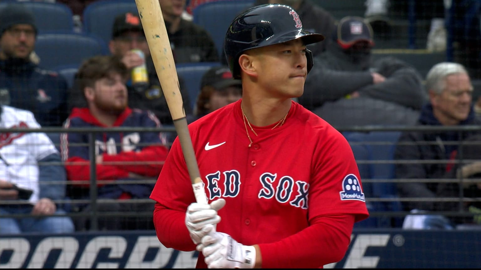 Rob Refsnyder's RBI walk | 04/26/2025 | Boston Red Sox