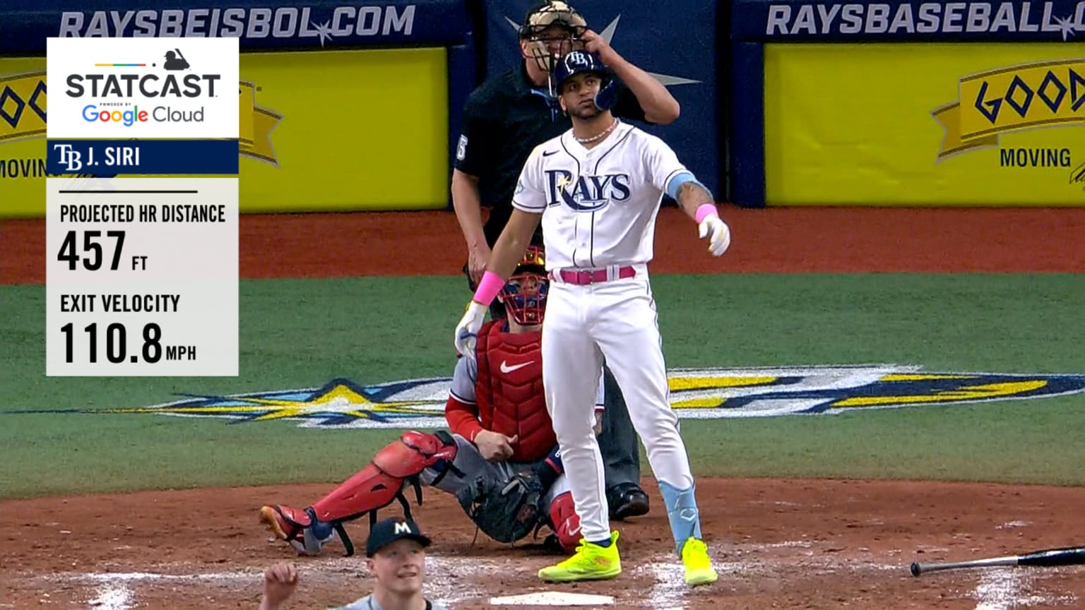 Jose Siri demolishes a 457-foot home run in the 7th | 06/06/2023 | MLB.com