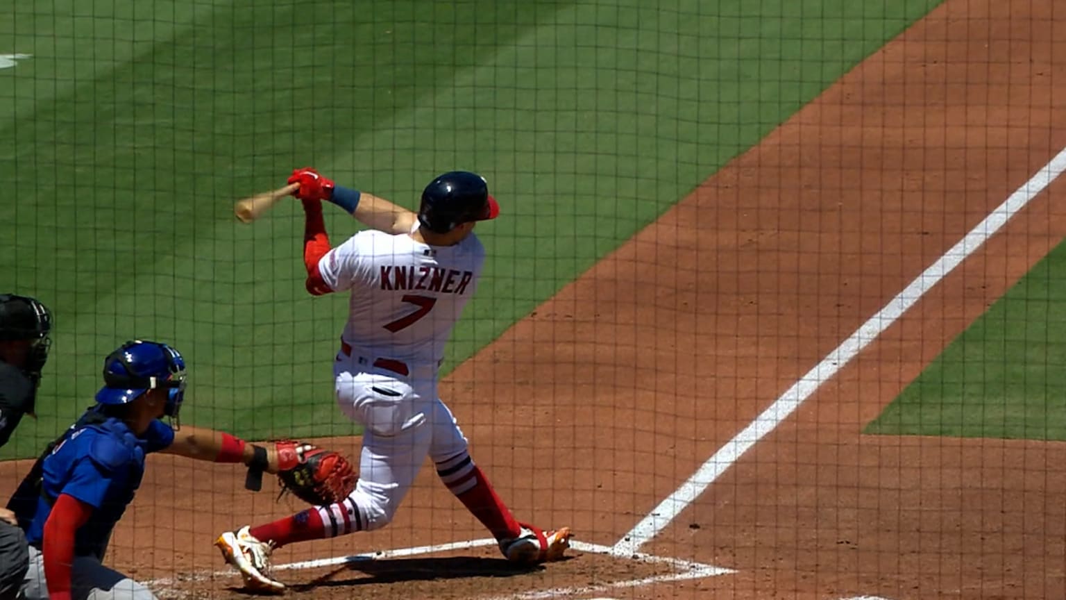 Andrew Knizner hits an RBI single in the 2nd inning | 07/30/2023 | St ...