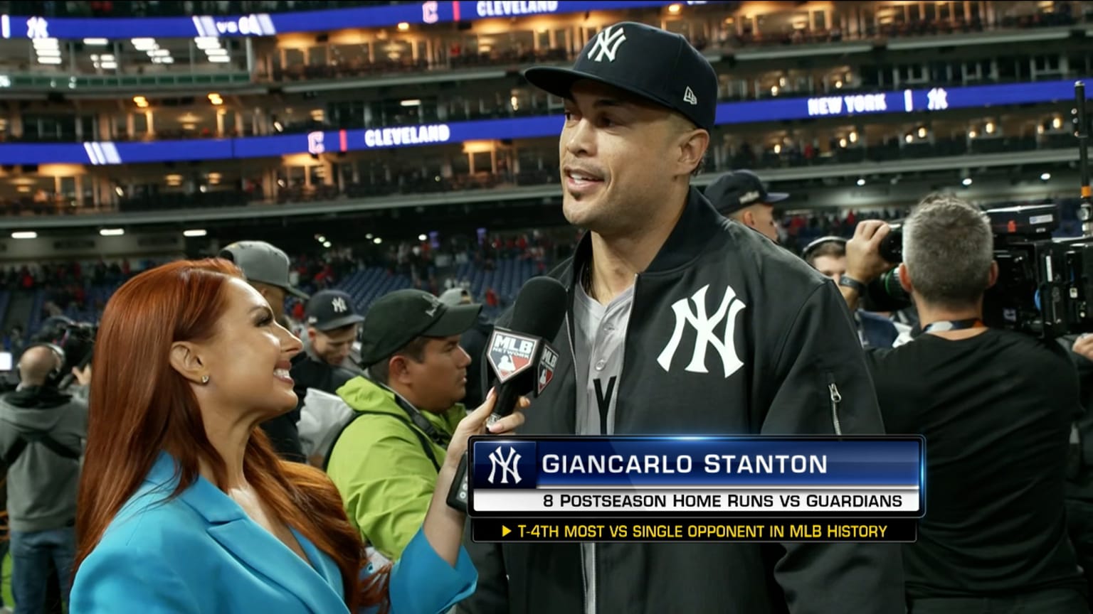 Giancarlo Stanton on his game-tying home run | 10/20/2024 | New York Mets