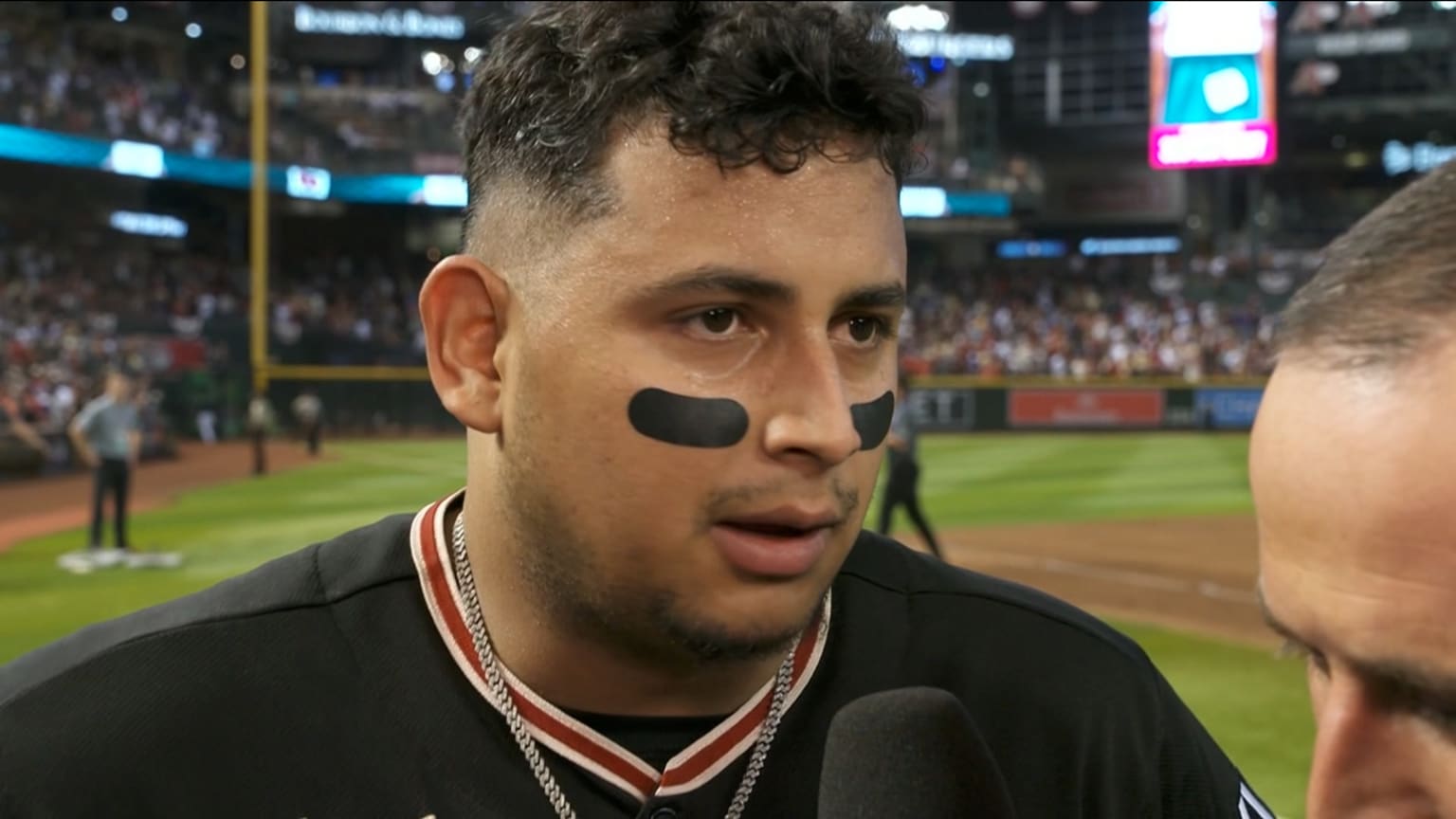 Gabriel Moreno talks D-backs' win over the Phillies | 10/21/2023 | MLB.com