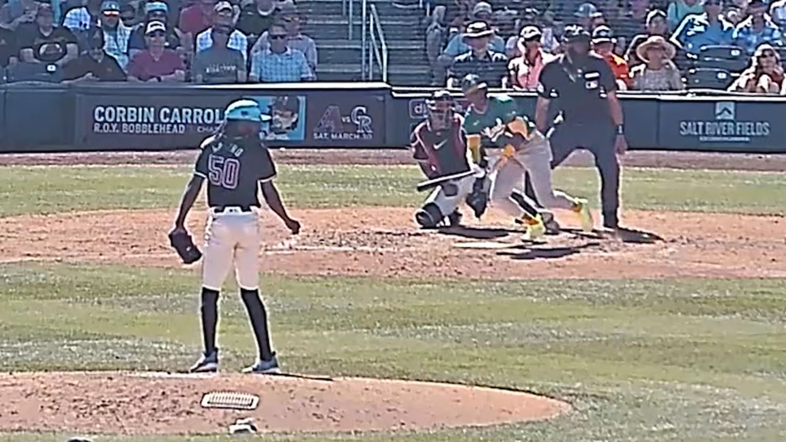 Esteury Ruiz rips a two-run double in the 6th | 03/11/2024 | Athletics