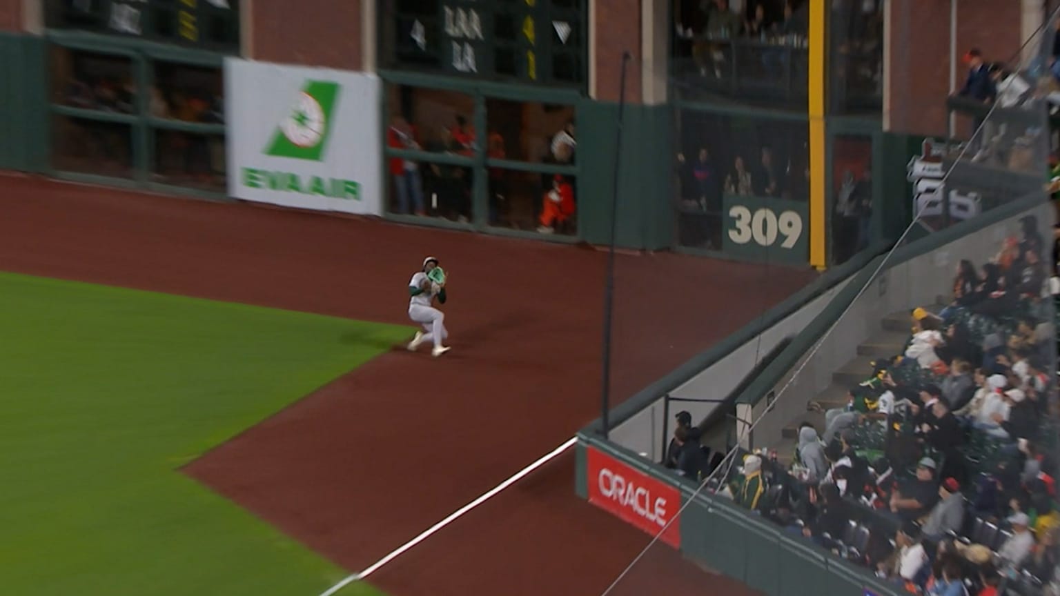 Lawrence Butler's stellar sliding grab | 05/16/2025 | Athletics
