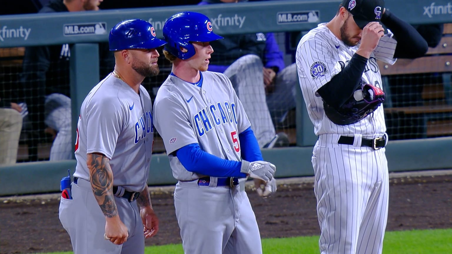 Pete Crow-Armstrong checks in for his MLB debut | 09/11/2023 | Chicago Cubs